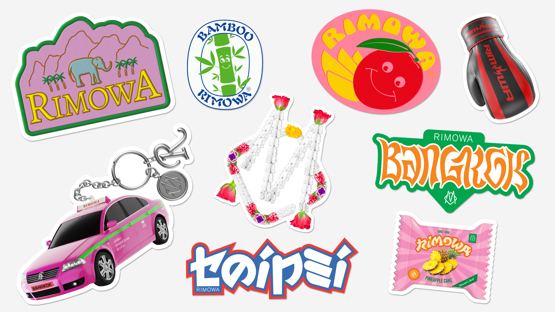 W studio | Rimowa City Stickers